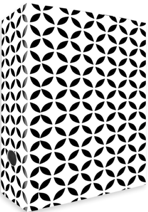 Ringordner A4 Black White Ornaments | Ringordner und Ringmappen ...