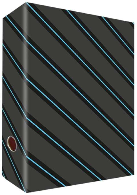 Ringordner A4 Grey Blue Stripes | Ringordner und Ringmappen | Papeterie ...