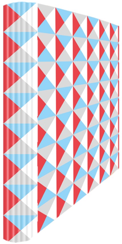 Ringmappe A4 bunte Dreiecke | Ringordner und Ringmappen | Papeterie ...