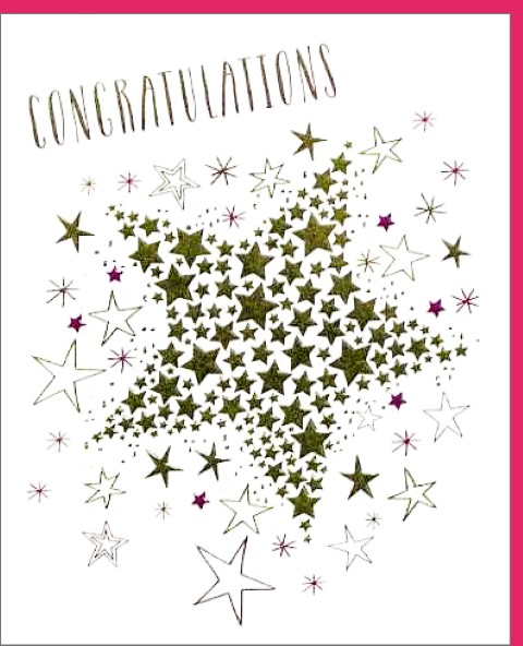 Umschlagk. Congratulations | Geburtstag und Zahlen | Umschlagkarten ...